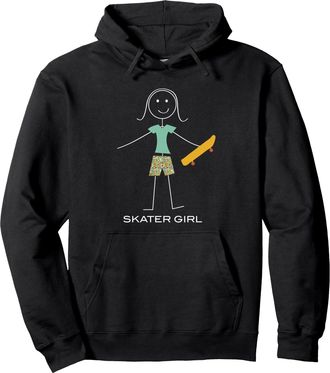 Whyitsme Design Lustige Frauen Skateboarding, M&auml;dchen Skateboarder Geschenk Pullover Hoodie