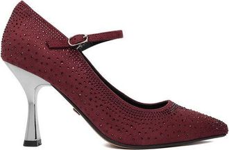 Nine West High Heels CEO-LP90858-296 Dunkelrot