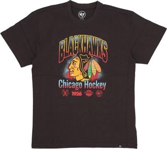 47 Brand NHL Imprint Drop Shoulder Tee Chibla - - Tops - Herren - Schwarzk - M
