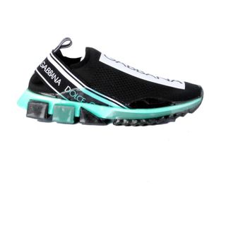 Dolce & Gabbana Homme, Chaussures, Noir, Taille: 40 1/2 EU Baskets Homme Sorrento en Tissu