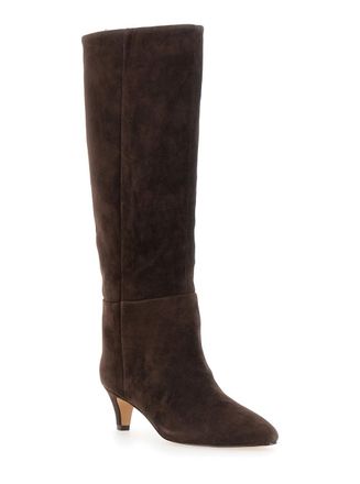 Twinset Womens Boots Brown Leather