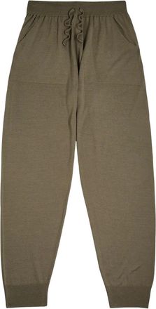John Smedley Henning track pants - Gr&uuml;n