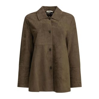 Max Mara Wildlederjacke - - Jackets - Damen - Braun - M