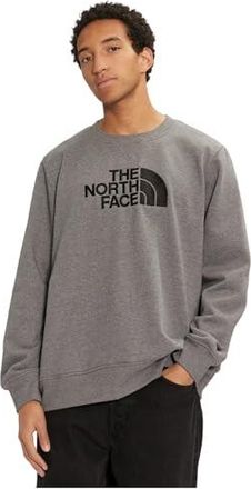 The North Face Drew Peak Crew Sweatshirt &agrave; Capuche pour Homme TNF Medium Grey Heather L