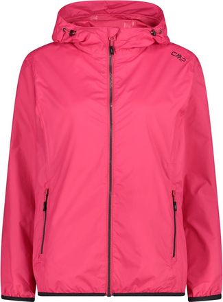 F.lli Campagnolo Woman Jacket Zip Hood Ripstop, Woman, Erdbeere, 42