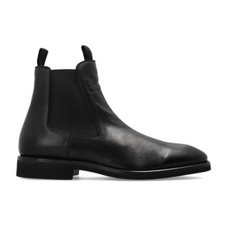 Tom Ford Leder-Ankle Boots - - Shoes - Herren - Schwarzk - 44 EU
