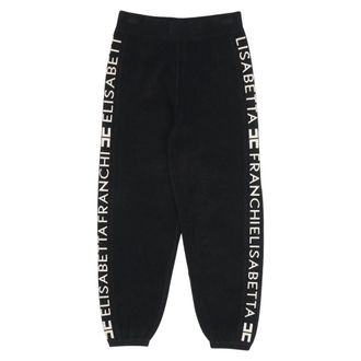 Elisabetta Franchi Femme, Pantalons, Noir, Taille: 42 FR Pantalons de surv&ecirc;tement