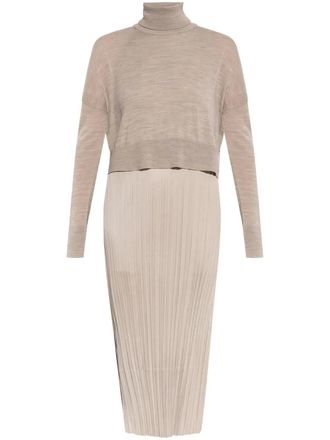 AllSaints robe Vittoria - Tons neutres