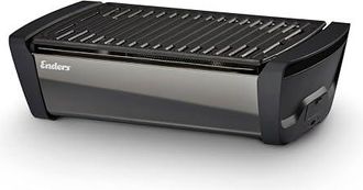 Enders AURORA MIRROR Tischgrill Holzkohle Grill Guss Rost raucharm Camping BBQ