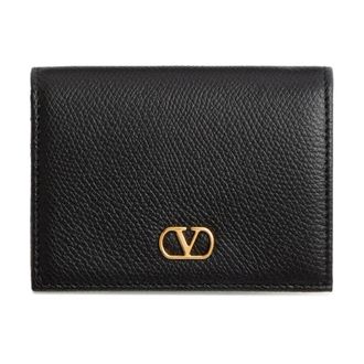 Valentino Vlogo Signature Flap French Wallet - - Accessories - Damen - Schwarzk - ONE SIZE