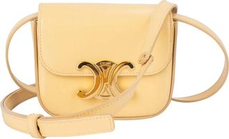 Celine Crossbody Bags - Celine Leather Mini Triomphe Crossbody Bag - Gr. unisize - in Bunt - f&uuml;r Damen