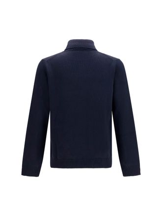 Roberto Collina Mens Turtleneck Wool Sweater 10 Merino Ovis Aries