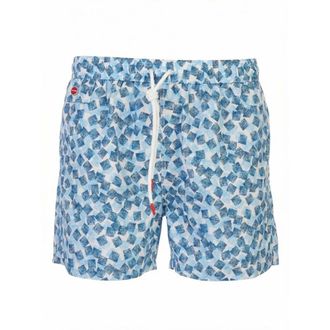 Kiton Homme, Maillots de bain, Bleu, Taille: 2XL Costume Mare