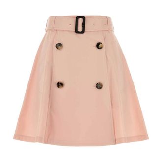 Burberry Short Skirts - Femme - Jupes - Rose - Taille: 34 FR