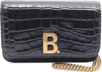 Balenciaga 2010-2025 B. Umhängetasche mit Kettenriemen - Schwarz