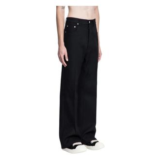 Rick Owens Homme, Pantalons, Noir, Taille: W31 Jeans Geth Noirs