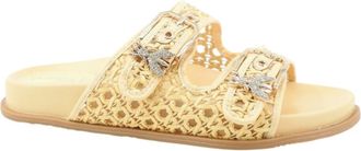 Patrizia Pepe Femme, Chaussures, Beige, Taille: 39 EU Tongs