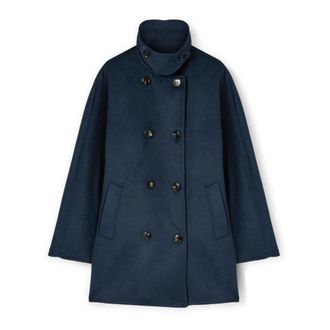 Motivi Zweireihiger Mantel - - Coats - Damen - Blau - L