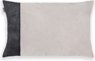 Knit Factory Cezan Zierkissen - Rechteckige Sofa Kissen - Beige - Gestrickter Dekokissen - Couchkissen 60x40 cm - Kissenbezug mit Füllung und Bezug