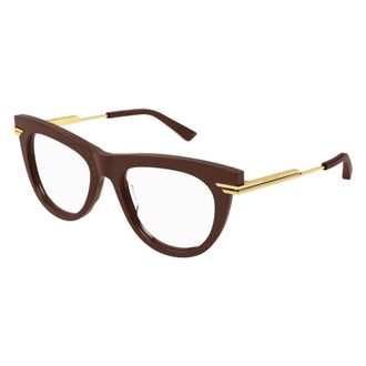 Bottega Veneta Lunettes Pantos - unisex - Accessoires - Brun - Taille: 51 MM