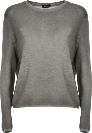 Avant Toi Femme, Pulls, Gris, Taille: 36 FR Top ras du cou