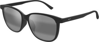 Maui Jim Mattschwarze Sonnenbrille - - Accessories - unisex - Schwarzk - 56 MM