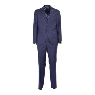 Luigi Bianchi Mantova Abiti - - Suits - Herren - Blau - M