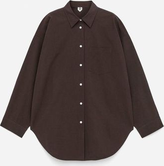 Arket Hemd Mit Dolman-&Auml;rmeln -Braun