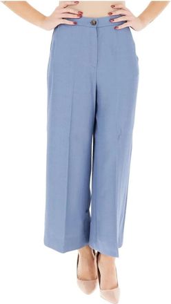 Emme Di Marella Emme DI Marella, Femme, Pantalons, Bleu, Taille: 38 FR Wide Pantalons