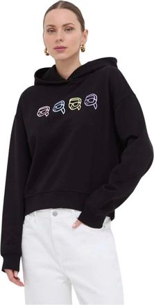 Karl Lagerfeld Damen, Sweatshirts & Hoodies, Schwarzk, SGr&ouml;&szlig;e