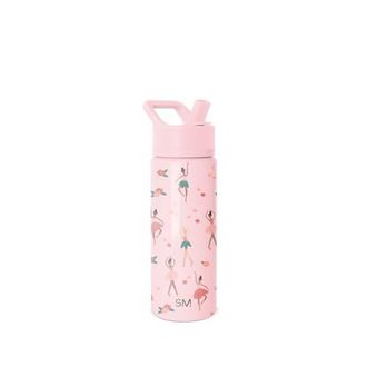 Simple Modern Bouteille dEau pour Enfants avec Paille | Gobelet Thermique en Acier Inoxydable Isolé Réutilisable pour Garçons et Filles | Summit Collection | 530ml 