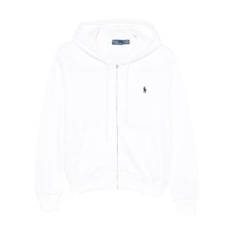 Polo Ralph Lauren Zip-through Sweater - - Sweatshirts & Hoodies - Damen - Wei&szlig; - XL