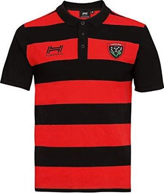 Hungaria Polo Supporter Rugby Club Toulon 2020/2021, Polo Manches Courtes Homme, Noir, XS