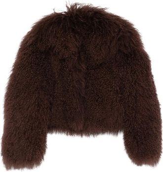 Santoro London Sheepskin Curly-pile Jacket