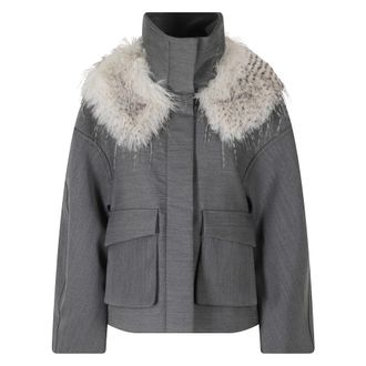 Tela Femme, Vestes, Gris, Taille: 36 FR Bobby Jacket