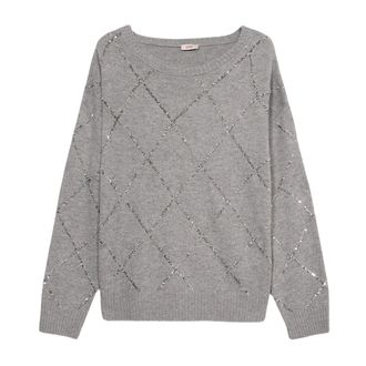 Oltre Damen, Strickwaren, Grau, L/XLGr&ouml;&szlig;e