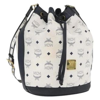 MCM Sac Seau d&Eacute;paule Pre-owned - Femme - Pre-owned - Blanc - Taille: ONE Size