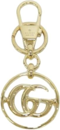 Gucci unisex, Pre-owned, Jaune, Taille: ONE Size Porte-cl&eacute;s en tissu Pre-owned