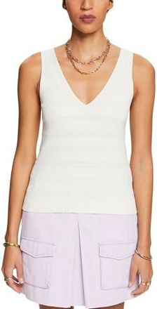 Esprit 024ee1i313 Sweater, 110/Off White, S Femme