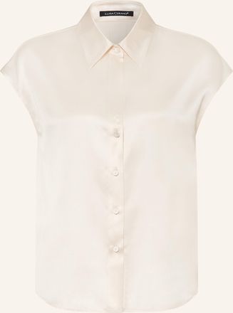 Luisa Cerano Luisa Cerano Hemdbluse Aus Seide weiss