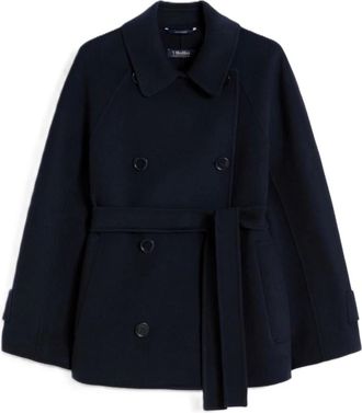 Max Mara Femme, Manteaux, Bleu, Taille: 42 FR Mantel S Smmlouise