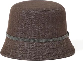 Brunello Cucinelli Brunello Cucinelli Caps & M&uuml;tzen - Hats Brown - Gr. S - in Braun - f&uuml;r Damen