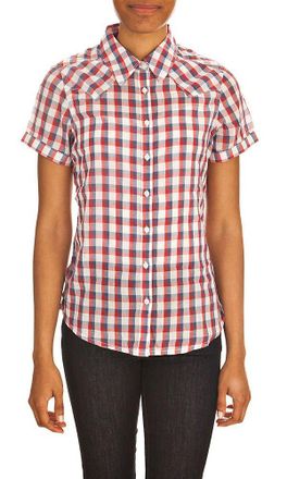 Wrangler Sammy - Bluse mit kurzen Ärmeln - Damen, Blau (Moonlight Blue), Small