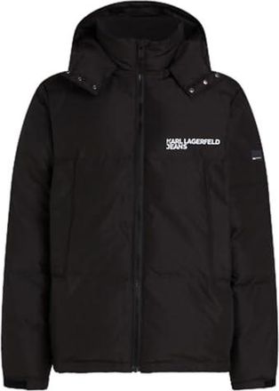 Karl Lagerfeld Jean Karl Lagerfeld Pour Homme Coupe Matelassée Coupe Classique Noir, XXL
