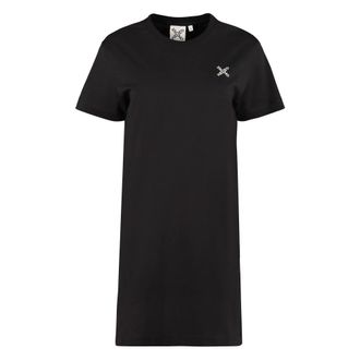 Kenzo Asymmetrisches T-Shirt-Kleid mit Saum - - Dresses - Damen - Schwarzk - XS