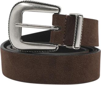 Dondup Homme, Accessoires, Brun, Taille: 95 CM Split Leather Belt