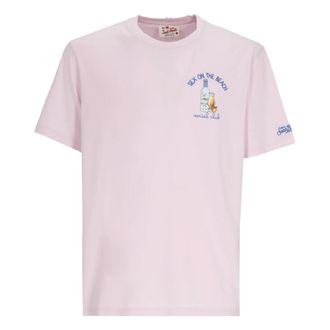 Saint Barth Homme, Tops, Rose, Taille: M Portofino T-Shirt