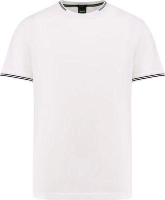 HUGO BOSS Homme, Tops, Blanc, Taille: 2XL Taul T-shirt