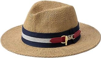 Ralph Lauren Femme, Accessoires, Beige, Taille: ONE Size Straw Fedora
