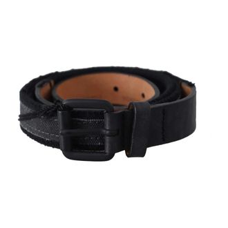 Ermanno Scervino Schwarzer Lederg&uuml;rtel mit Logo - - Accessories - Damen - Schwarzk - ONE SIZE